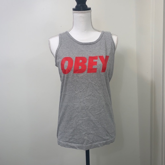 Obey | Shirts | Small Size Mens Obey Tank Top | Poshmark